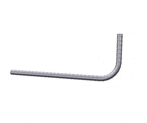 Custom Cut & Bent Rebar - Shape Code 12 - Circular Bent L Bar